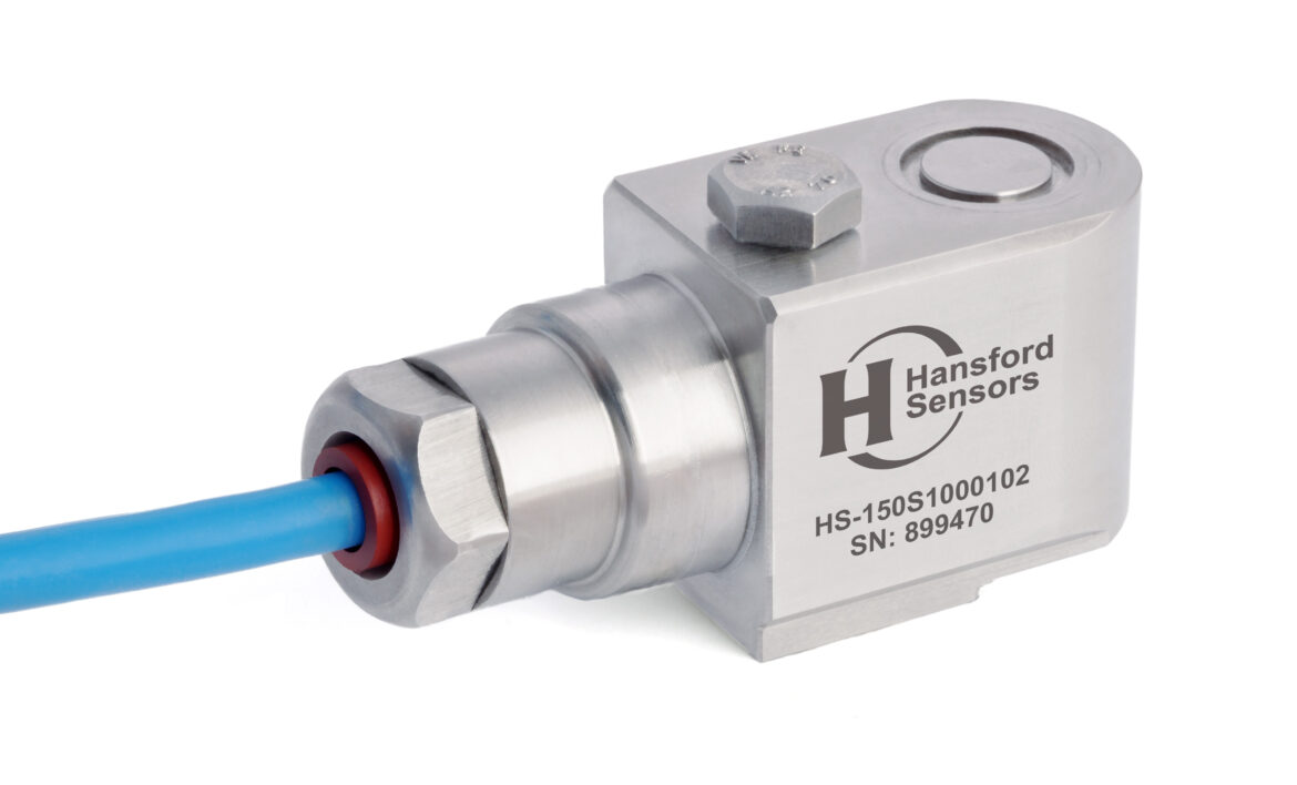 HS-150S - Side Exit - Integral PUR Cable Accelerometer - Hansford Sensors