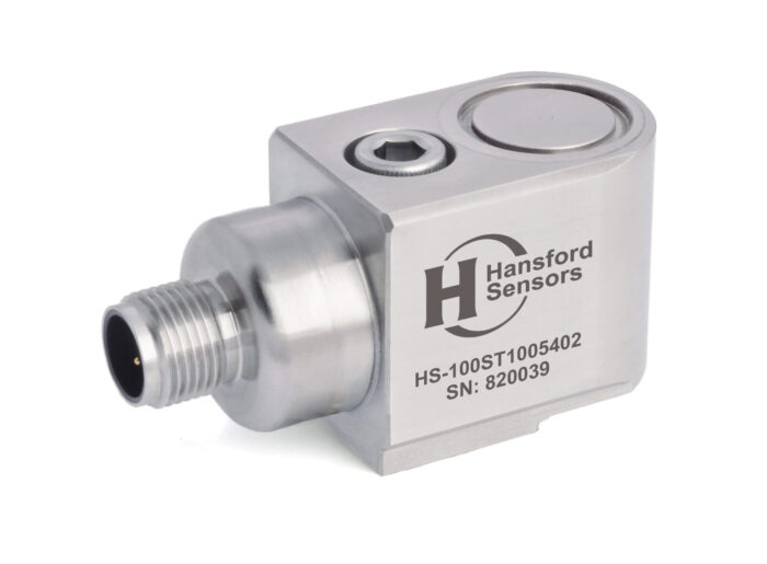 HS-100ST - Side Exit - 4 Pin M12 Accelerometer With Temp Output ...