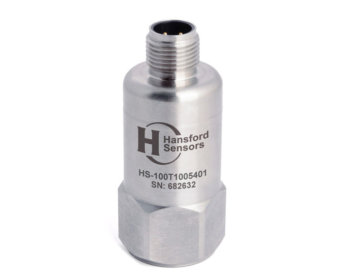 HS-100T - Top Exit - 4 Pin M12 Accelerometer With Temp Output ...