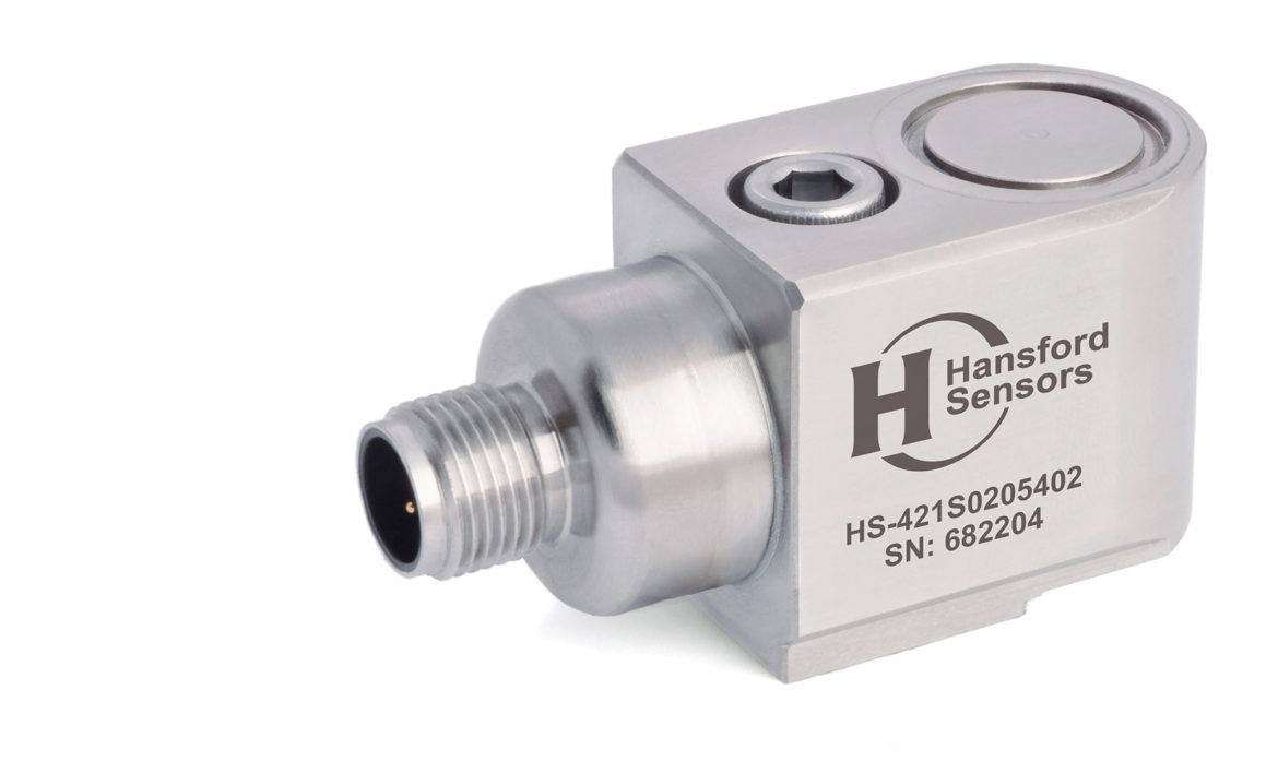 HS-421S - Side Exit - 4 Pin M12 Dual Output Accelerometer - Hansford ...